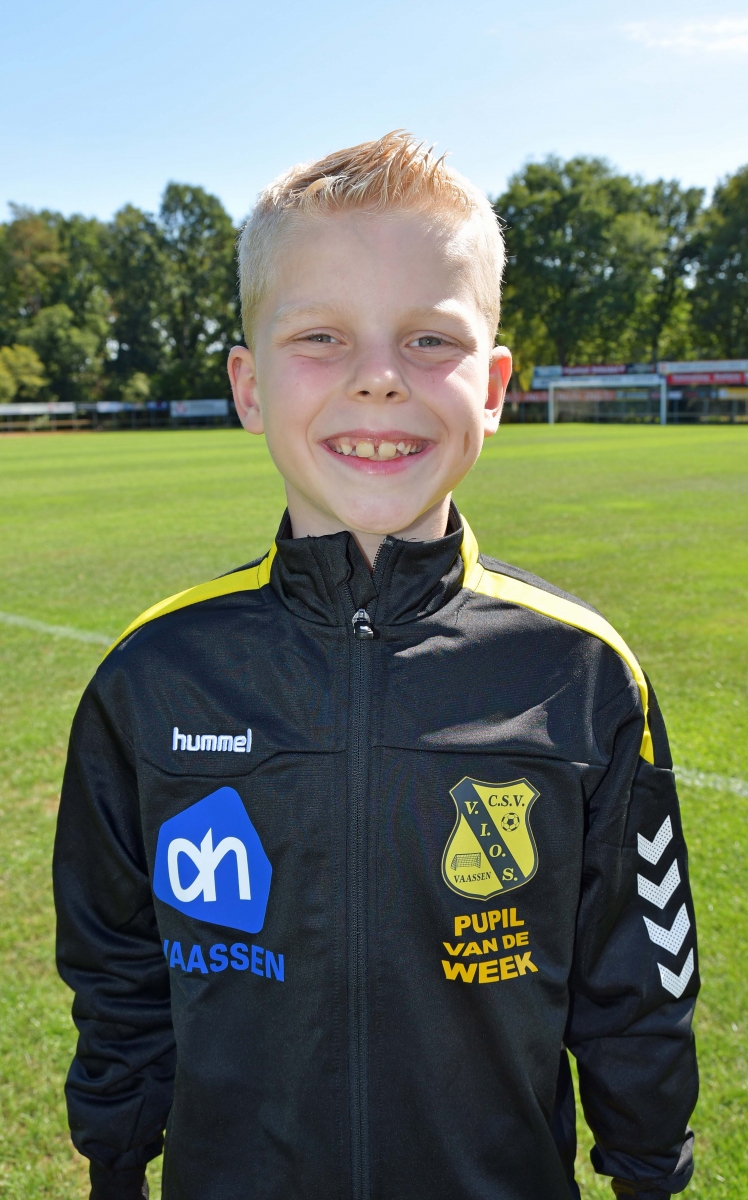 Pupil van de week: Stijn Jansen - c.s.v. VIOS Vaassen